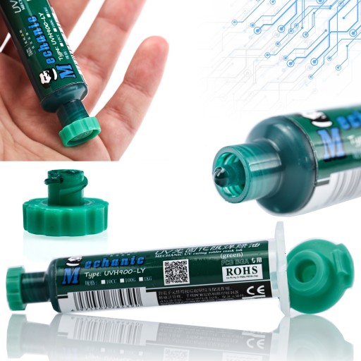 SOLDERMASKA DO PŁYTEK DRUKOWANYCH PCB UV ZIELONA DO IZOLACJI W STRZYKAWCE - Sklep, Opinie, Cena ...