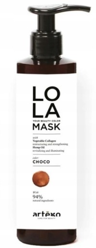 ARTEGO LOLA MASKA TONUJĄCA CHOCO 200ml 94% NATURA 12499968067 - Allegro.pl