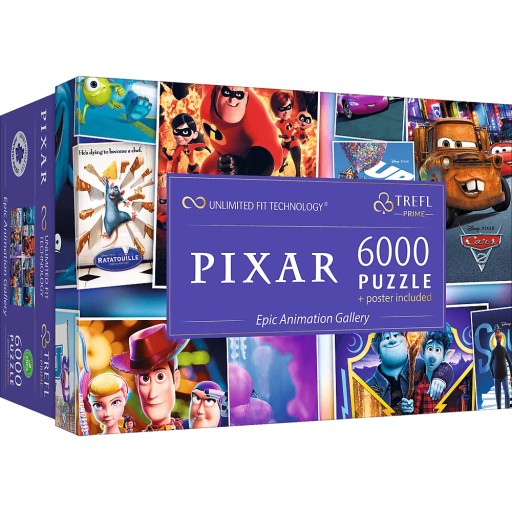 Trefl Puzzle Prime Disney Pixar 6000 el. Epic Animation Gallery ...