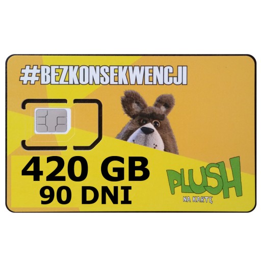 PLUS 420 GB 90dni 6,7 UE INTERNET MOBILNY NA KARTĘ STARTER KARTA SIM 4G LTE - Sklep, Opinie ...