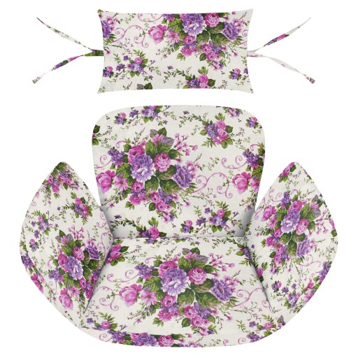 POHODLNÝ POLŠTÁŘ NA ZAHRADNÍ HOUPAČKU KŘESLO KOKON ZÁVĚSNÁ BAVLNA OPĚRKA HLAVY za 802.00CZK ...