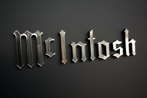 Logo McIntosh 140 x 35 mm litery 3D Samoprzylepne - Sklep, Opinie, Cena ...