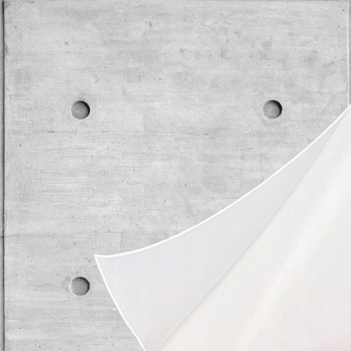 TAPETA SAMOPRZYLEPNA W ROLCE SZARY BETON PŁYTY MUR NA ŚCIANĘ SALONU 4 ...