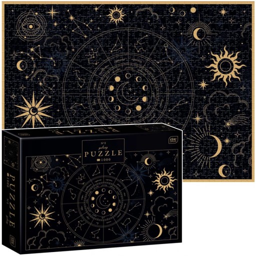 INTERDRUK PUZZLE 1000 el KOSMOS GALAXY ZODIAK (5902277326218) • Cena ...
