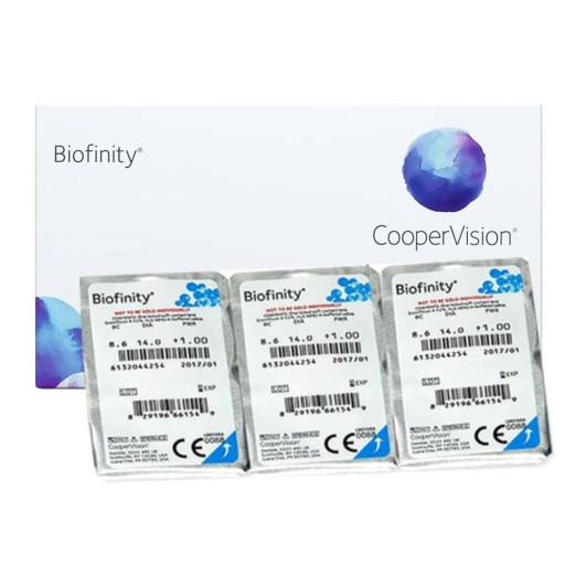 Soczewki Biofinity 3szt +7,00 8.6 (0829196726712) • Cena, Opinie • Soczewki kontaktowe ...