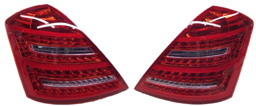 Lampy Lewa Prawa Tylne Dioda LED Do Mercedes Benz W221 2005-2009 na ...