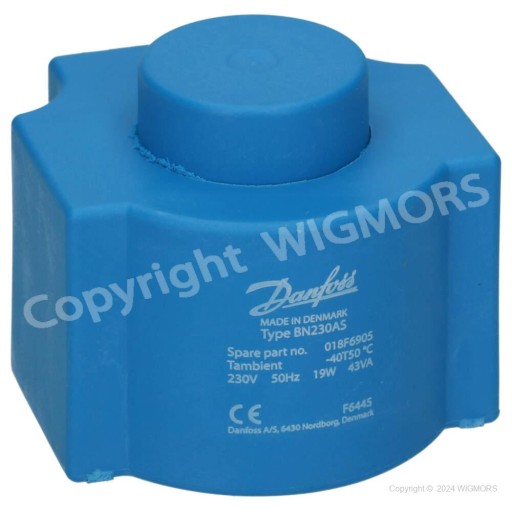Cívka Danfoss BN230AS 230V 50Hz 20W IP67 018F6905, • Ceny, Recenze - Allegro