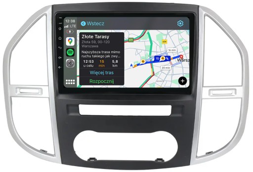 Autorádio DEALNET MERCEDES VITO W447 RADIO NAVIGACE ANDROID CARPLAY ...