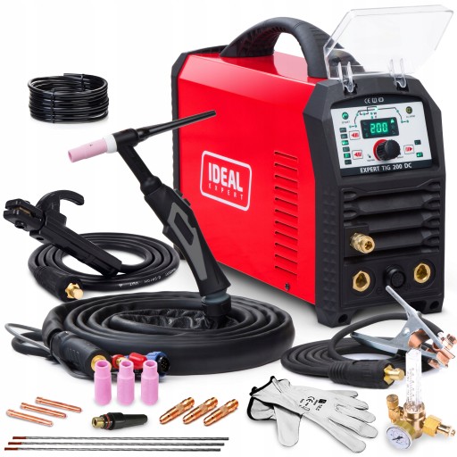 SPAWARKA INWERTOROWA INWERTER IDEAL EXPERT TIG 200 DC MMA PULS 230V ...