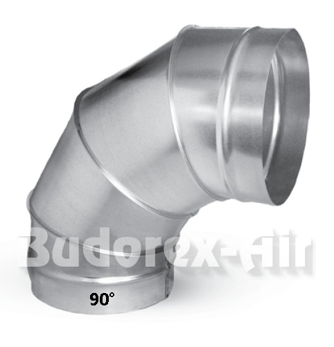 Kolano 400/90 wentylacyjne segmentowe spiro ocynk (5901829019899) • Cena, Opinie • Kanały ...