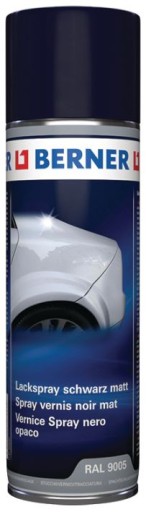 LAKIER W SPRAYU CZARNY MAT 400ML BERNER 148609 4019786915503 za 22 ...
