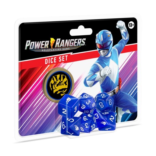 Társasjáték Renegade Game Studios Power Rangers RPG Kockakészlet Kék 11 ...