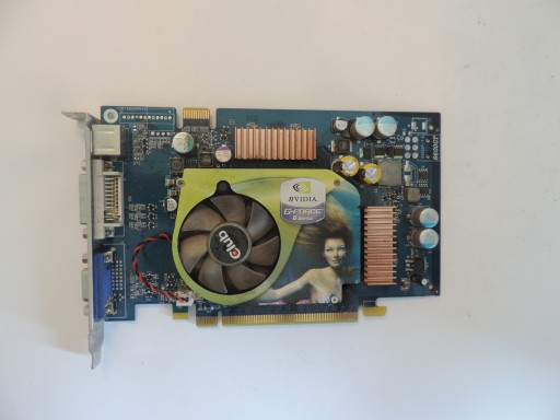 STARA KARTA GRAFICZNA CLUB NVIDIA GEFORCE 6 SERIES 6600 CT 26/09/2025 ...