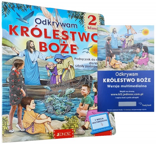 Odkrywam królestwo Boże kl.2 SP JEDNOŚĆ +KOD MULTI (14210156008) | Podręcznik Allegro