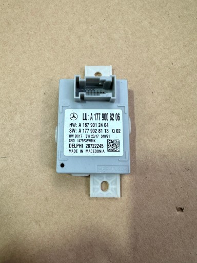 Moduł, sterownik Ambiente, Led, Mercedes W243, H243, W177, W247, X247 a1779008206, 1779008206 za ...