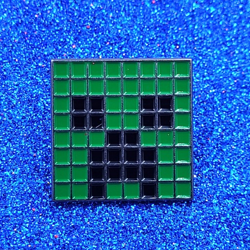 Metalowa przypinka, Creeper Minecraft 12947762724 - Allegro.pl