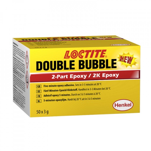 LOCTITE DOUBLE BUBBLE 2K 3G, 1 SZTUKA, AUTORYZOWANY DYSTRYBUTOR 4058093006740 za 13.23PLN z ...