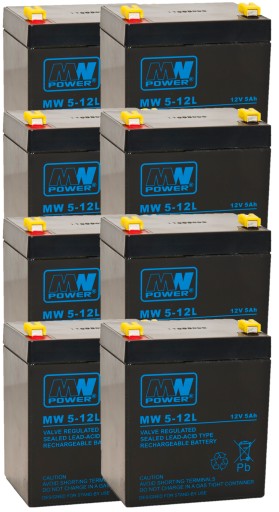 APCRBC152 RBC 152 ZESTAW AKUMULATORÓW PAKIET BATERII UPS APC 8x MW 5 ...