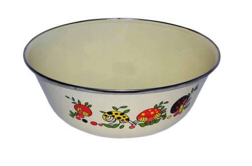 MISKA EMALIOWANA 20,5cm GRZYBKI (5907579110084) • Cena, Opinie • Miski ...