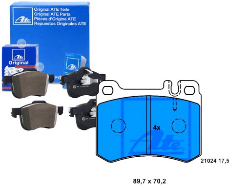 FÉKBETÉTEK MERCEDES SL (R107) 2.9/4.1/4.9 05, • Ár, Vélemények - Allegro