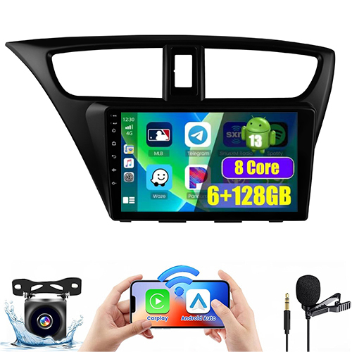 ANDROID RÁDIÓ NAVIGÁCIÓ HONDA CIVIC IX 2011-2017 SIM DSP CARPLAY 6GB 128GB za 97865.00HUF-ért ...