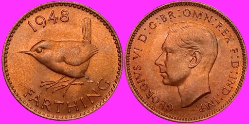 Velká Británie 1 farthing 1948 / 1397 za 458.00CZK - Allegro
