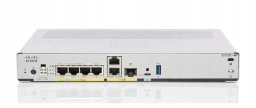 Cisco ISR1100 C1121-4P - 4x 1GE RJ45 (PoE+) chłodzenie pasywne - Sklep ...