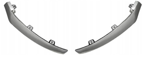 MERCEDES GLC C253 X253 14- LISTWY ZDERZAKA PRZÓD MB515805 MB515806 za ...