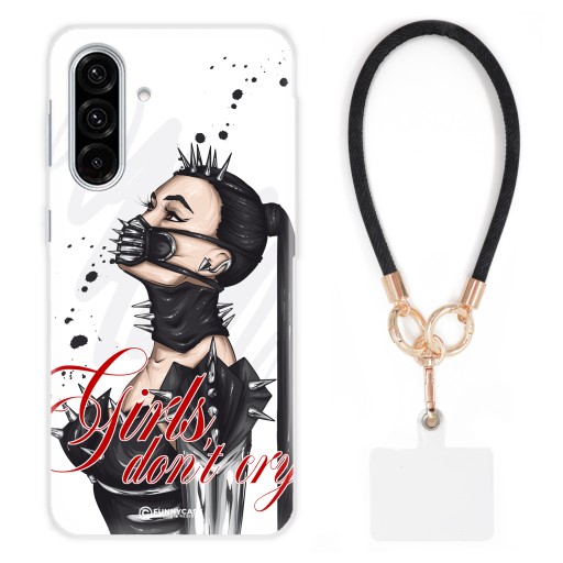 TOK SAMSUNG A36 5G TELEFONTARTÓ NŐI BITCH QUEEN + FEKETE GUMI NYAKPÁNT ...