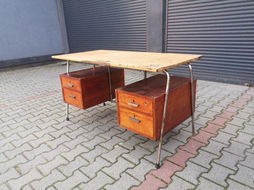 Biurko - Vintage Design PRL Mid Century Modernizm 15197873220 - Allegro.pl