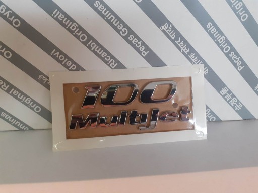 Znak emblemat Fiat Ducato 100 Multijet Oryginał 4059743274427 za 60 ...