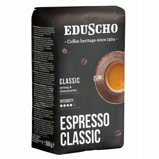 Eduscho Espresso Classic 500g Kávébab Arabica Robusta, (4061445301769 ...