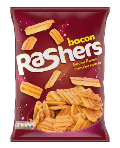 Bacon Rashers Chrupki o Smaku Bekonowym 180g UK (5045734201946) • Cena ...