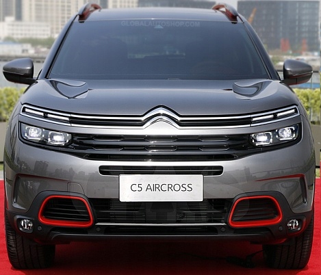 Citroen C5 Aircross - Chromowane Listwy Grill Chrom Atrapy Zderzaka ...