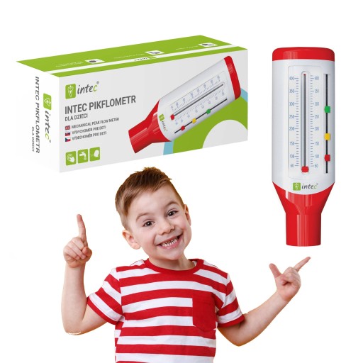 PIKFLOMETR DLA DZIECI MECHANICZNY ASTMA POMIAR PEF (5908252459032 ...