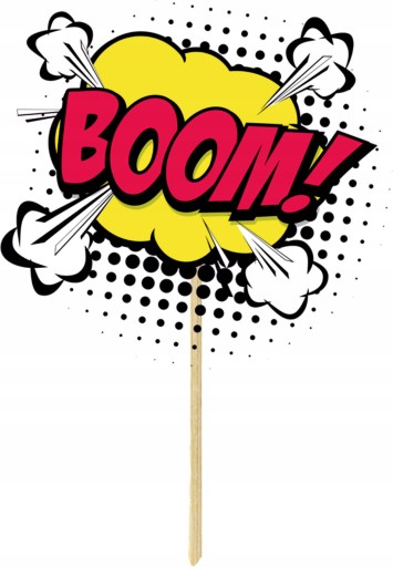 TOPPER NA TORT NA URODZINY GRAFIKA KOMIKS BOOM! • Cena, Opinie ...