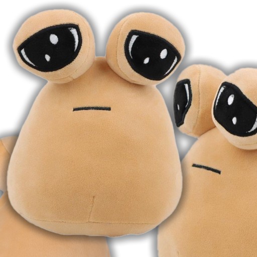 POU MASKOTKA PLUSZOWA PLUSH PLUSZAK MÓJ ZWIERZAK KOSMITA MIĘKKI 23 CM ...