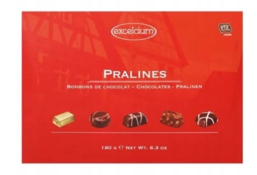 Excelcium Praliny Red 180 g Bombonierka (5400265035918) • Cena, Opinie ...