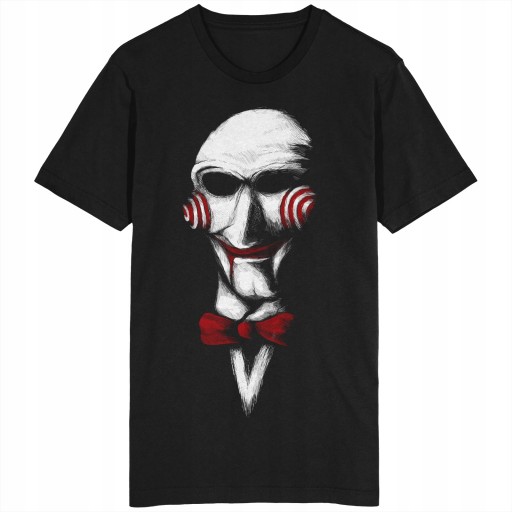 Jigsaw Koszulka Let's Play A Game Piła Horror 12669913812 - Allegro.pl