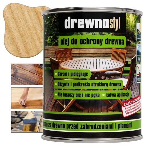 Színtelen faolaj 0,7l Drewnostyl - favédő olaj, (5903104358679) • Ár ...