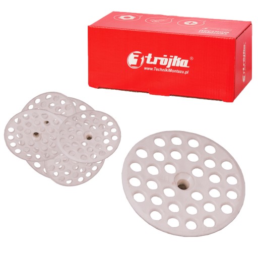 STYROPOR ÉS KŐGYAPOT RÖGZÍTŐ TÁNYÉROK DÜBELEKHEZ ALÁTÉTEK 100 DB ...