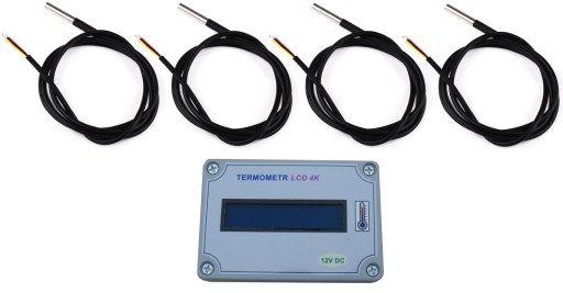 TERMOMETR PANELOWY 4 KANAŁOWY LCD DS18B20 obudowa (4 kanałowy termometr ... TERMOMETR PANELOWY 4 KANAŁOWY LCD DS18B20 obudowa (4 kanałowy termometr ...