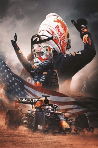 OPŁATEK NA TORT Wydruk Jadalny Max Verstappen Formula + IMIĘ TEKST ...