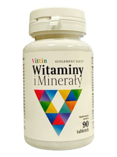 Vittin Vitamíny a minerály, 90 tablet za 89.00CZK - Allegro
