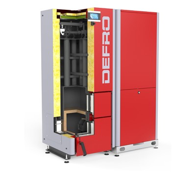 Piec Defro stalowy na pellet 25 kW (GAMMA 25KW) • Cena, Opinie • Kotły ...