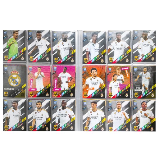 FIFA 365 2024 KARTY PIŁKARSKIE PANINI 18 KART KOMPLETNY SKŁAD REAL ... FIFA 365 2024 KARTY PIŁKARSKIE PANINI 18 KART KOMPLETNY SKŁAD REAL ...