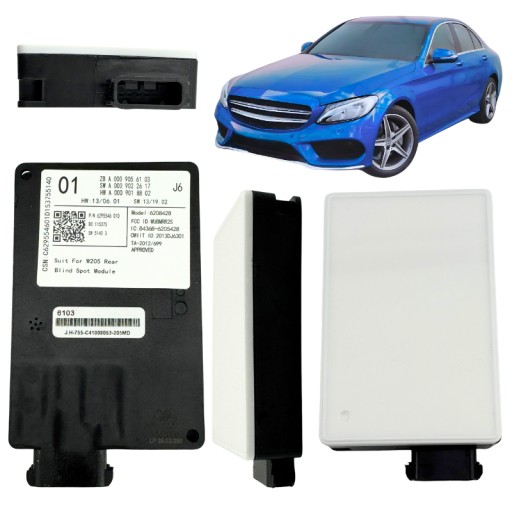 MODUL RADAR MRTVÉHO POLA SENZOR DISTRONIC pro MERCEDES W205 A0009056103 ...