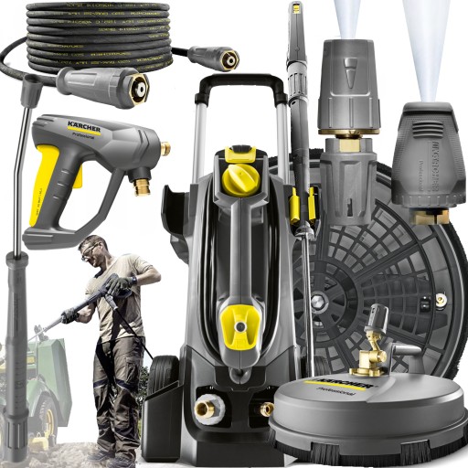 MYJKA KARCHER HD 5/15 C PLUS XL PRO + TURBODYSZA + PRZYSTAWKA FR + DYSZE (5904422447670) • Cena ...