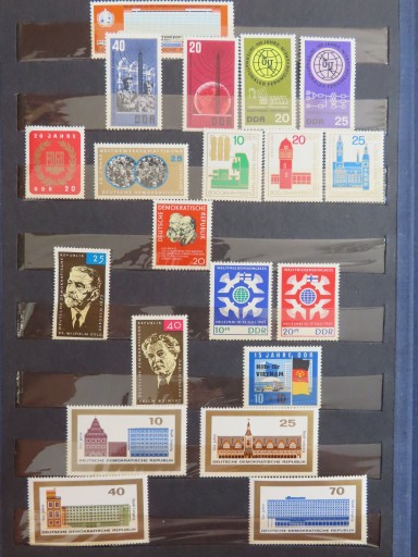 Zestaw znaczków DDR D4273 • Cena, Opinie • Zestawy i zbiory 17605787251 ...