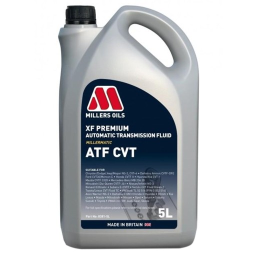 MILLERS Millermatic ATF CVT 5L - olej do skrzyni biegów automatycznej 5024081776758 za 267.00PLN ...